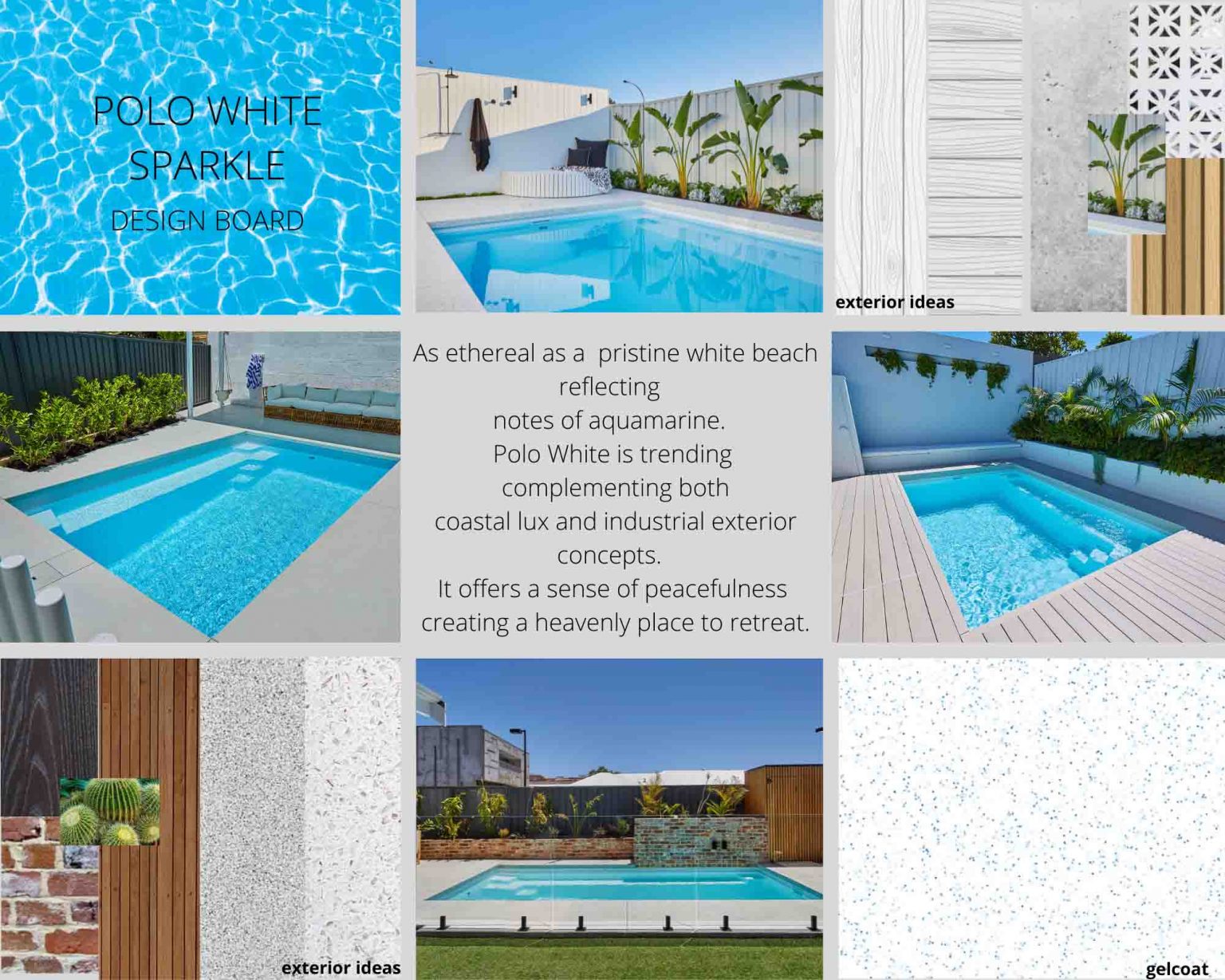 Pool Colours - Interactive Colour Selector - The Fibreglass Pool Company